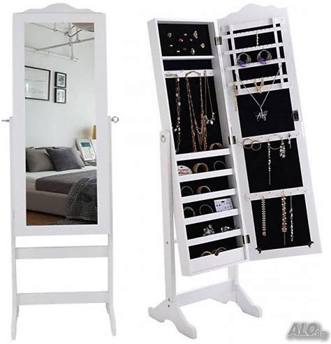 Огледало Шкаф за бижута Dafini Шкаф Мебели за дома и офиса София ОГЛЕДАЛО ШКАФ ЗА БИЖ