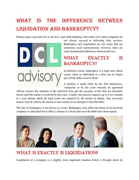 PPT What Is The Difference Between Liquidation And Bankruptcy PowerPoint Presentation ID