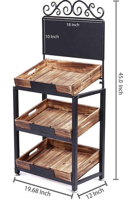 Vendor Booth Display Wooden Shelf With Drawers And 10 Inch High Sign