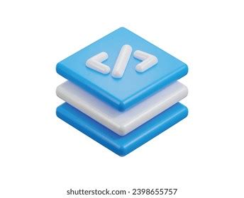 D Code Icon Programming Symbols Software Stock Vector Royalty Free Shutterstock