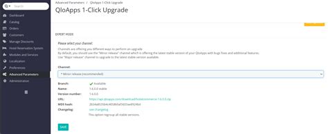 New Version Not Showing While Using One Click Upgrade Module Qloapps Forum Seek The Help Of