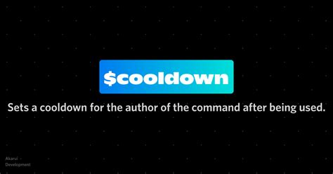Cooldown Aoijs — Documentation