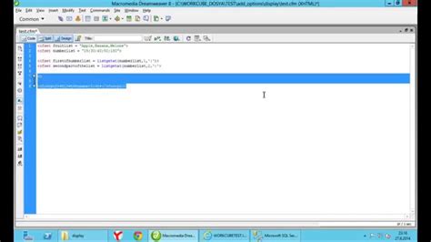 Coldfusion Eğitimleri 2 Seriler Ve Cfloop Youtube