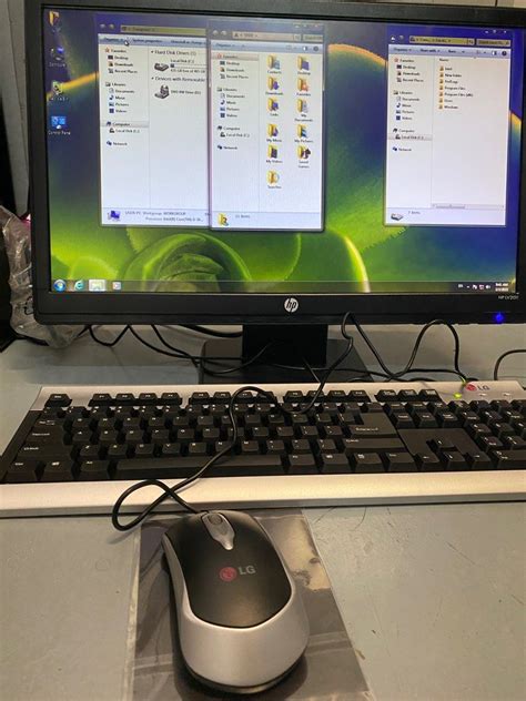 Desktop Hp Computer With Hp Monitor Computers Tech Desktops On Carousell