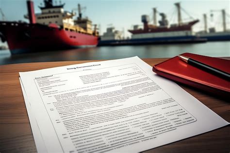 Premium Photo A Customs Declaration Form With Various Import Details Realistic Photo