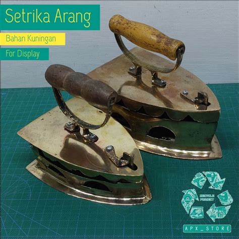 Jual Setrika Arang Kuningan Jadul Kuno Vintage Shopee Indonesia