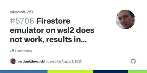 Firestore Emulator On Wsl2 Does Not Work Results In Errconnectionrefused · Issue 5706