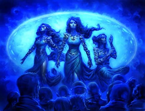 Sen Triplets Art Print By The Magic Art Of Greg Staples X Small