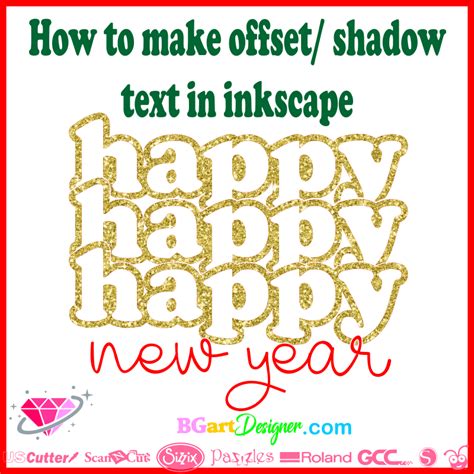 How To Make Offset Shadow Text In Inkscape Artofit