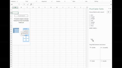 Creating A Pivot Table In Excel YouTube