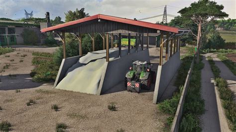Uberdachtes Silo Prefab FS Mods Net