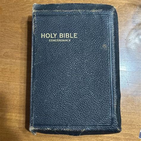 Holy Bible Concordance Red Letter Edition King James Version Old And New