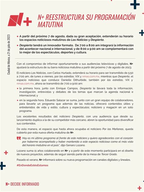 Genaro Lozano Se Queda Sin Noticiero Matutino Televisa Anuncia Cambios En Programación Infobae