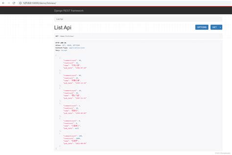 猿创征文 Djangorestframework七 五个扩展类的使用（create、listmodel，retrieve，update