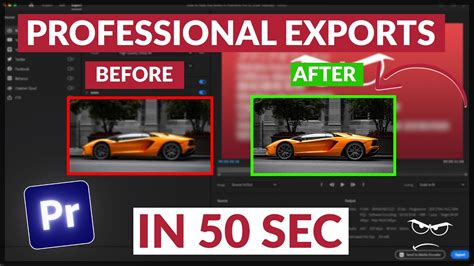 How To EXPORT Video In Premiere Pro YouTube