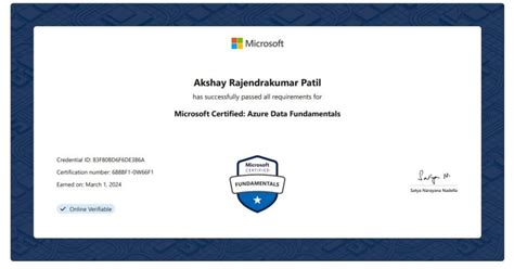 akshay r patil on linkedin micorsoft azure dp900 datafundamentals