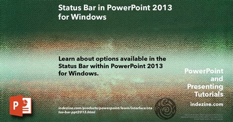 Status Bar In PowerPoint For Windows