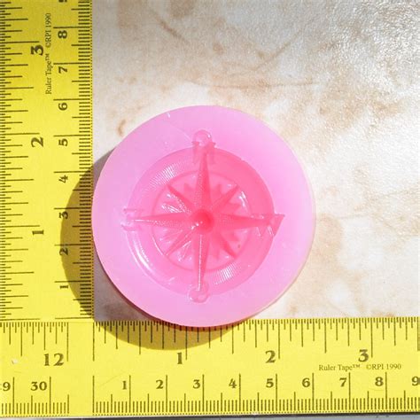 Compass Pendant Silicone Mold Crafts Jewelry Scrapbooking Etsy