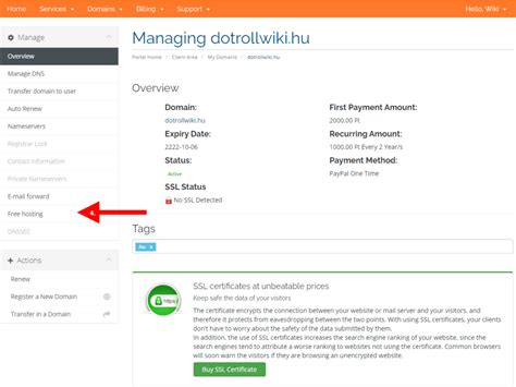 dotroll free hosting dotroll knowledge base