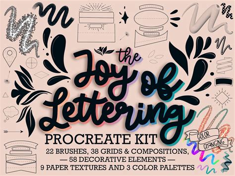 Procreate Brushes Procreate Grid Builder Glitter Brush Etsy