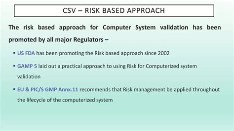 Risk Assessment For Computer System Validation Pptx Operating Systems Computer Software