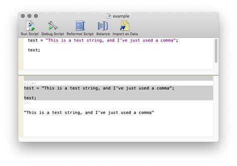 Jsl Escape Character Pattern For Comma Jmp User Community