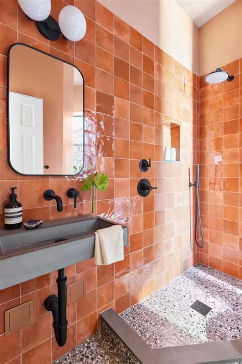 Bathroom Ideas With Terracotta Floor Tiles