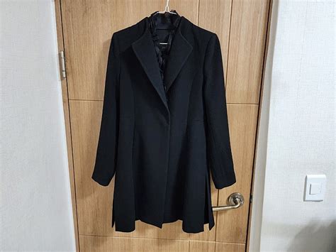 66 여성 지고트 울 캐시미어 혼방 코트 여성의류 중고나라