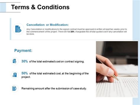 Terms And Conditions Payment Ppt Powerpoint Presentation Layouts