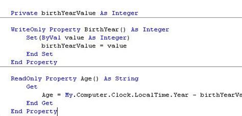programación orientada a objetos en visual basic