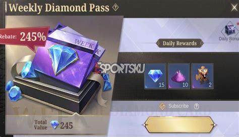 Moonton Can Withdraw Stack Weekly Diamond Pass Mobile Legends Ml