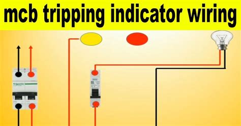 How To Make Simple Mcb Trip Indicator Electrical And Electronics