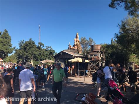 Frontierland At Disneyland Theme Park Archive