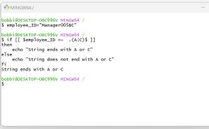 Bash How To Check If String Ends With Specific Value Collecting Wisdom