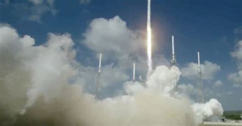 Spacex Launches Satellites Narrowly Misses Rocket Landing At Sea