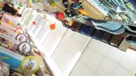 Flash See Bulge Store Two Woman Flash See Bulge Store Two Woman