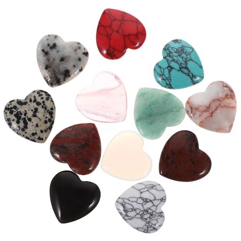 Hiakdoft Crystal Stone Pendant Assorted Color Decorative Crystals For