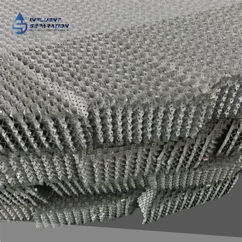 Corrugated Plate Separator Media Influentseparation
