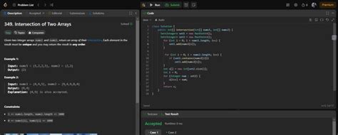 🚀 Day 2 Of My Dsa Journey Leetcode Problem 349 Intersection Of Two Arrays 🚀 Devansh Shukla