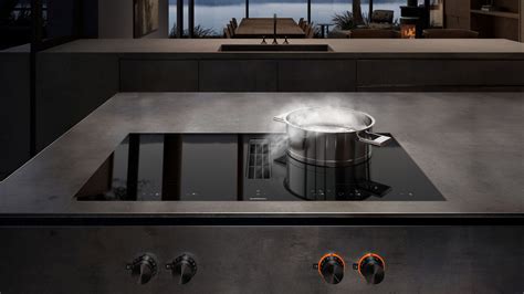 Flex Induction 400 Series Cooktop With Ventilation System By Gaggenau