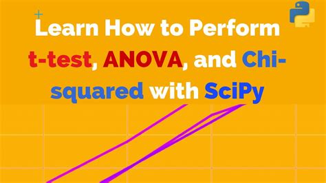 Learn How To Perform Hypothesis Testing T Tests Anova And Chi Squared Tests Using Scipy