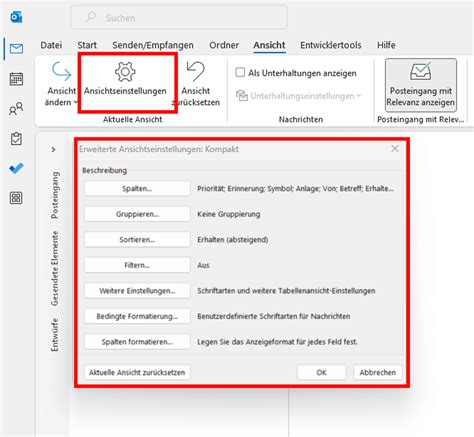 Outlook Ansicht Ndern So L Sst Sich Outlook Anpassen Ionos At