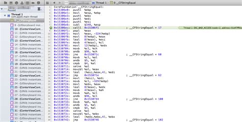Ios JASidePanels Example 2 Using Storyboards Crash Stack Overflow