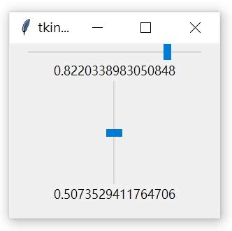 小狐狸事務所 Python 內建 GUI 模組 tkinter 測試 十二 Scale 元件