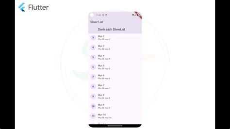 Flutter Sliverlist Youtube