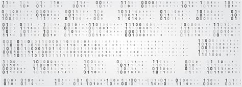 Abstract Technology Binary Code Random Numbers 0 And 1 Matrix Style
