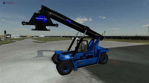 Fs22 Container Reach Stacker V1 0 Fs 22 Forklifts Excavators Mod
