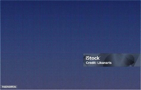 Led 화면 그라데이션 배경 파란색 모니터 점 디스플레이의 매크로 텍스처 클로즈업 0명에 대한 스톡 벡터 아트 및 기타 이미지 0명 4k해상도 Led 조명 Istock