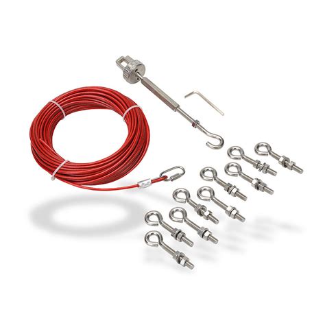 Pull Cable Kit For Cable Pull Safety Switches Pn 140013 Automationdirect