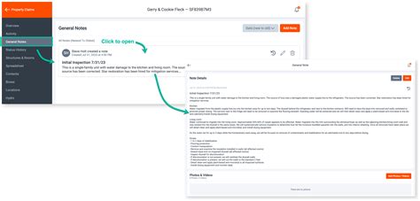 General Notes Web App Encircle